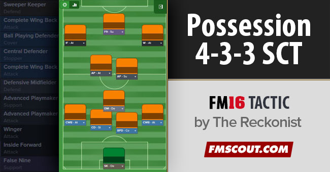 4-3-3 Possession Tactic / Scholes Can't Tackle | FM Scout 4-3-3 Possession Tactic / Scholes Can't Tackle | FM Scout