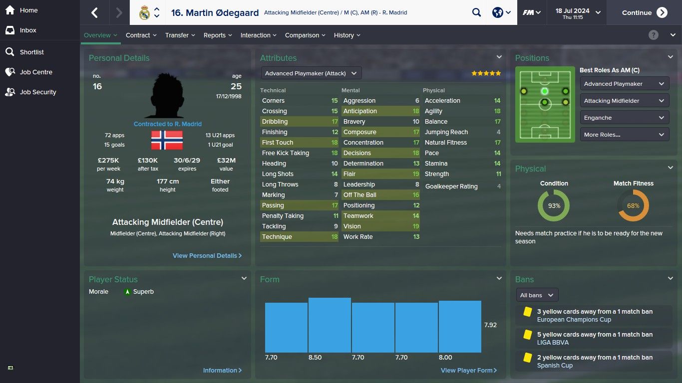 Martin Odegaard - FM15 - Football Manager 2015 | FM Scout